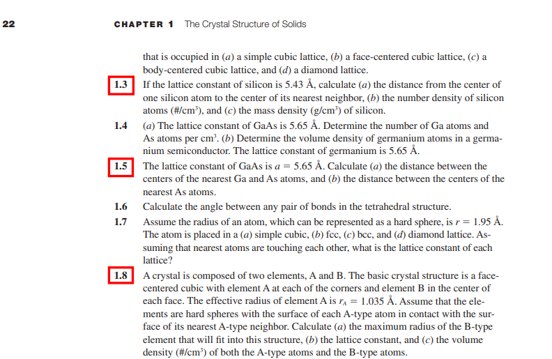 Solved that is occupied in (a) a simple cubic lattice, (b) a | Chegg.com
