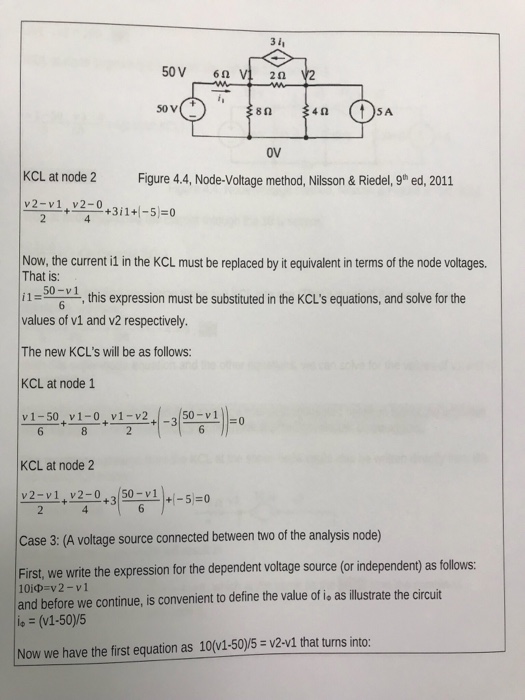 Solved Lesson 3: Node-Voltage method and Mesh-Current method | Chegg.com
