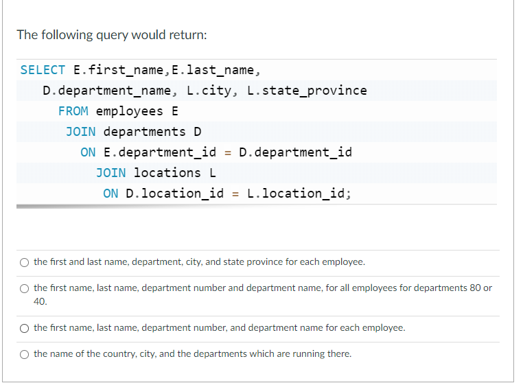 Solved For the following questions, refer to the ERD of HR | Chegg.com
