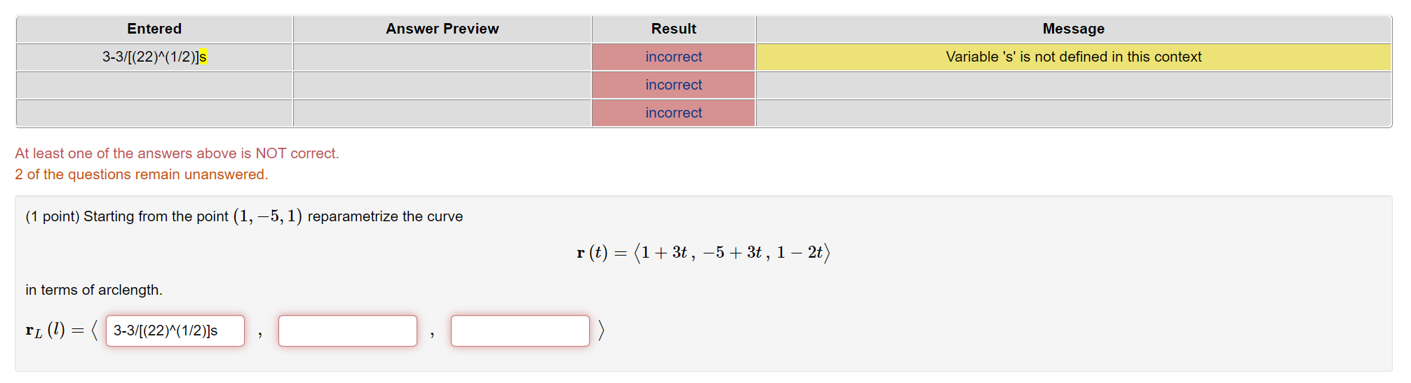 Solved Entered Answer Preview Result Message | Chegg.com