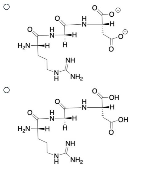 Solved The structure of the fully protonated form of the | Chegg.com