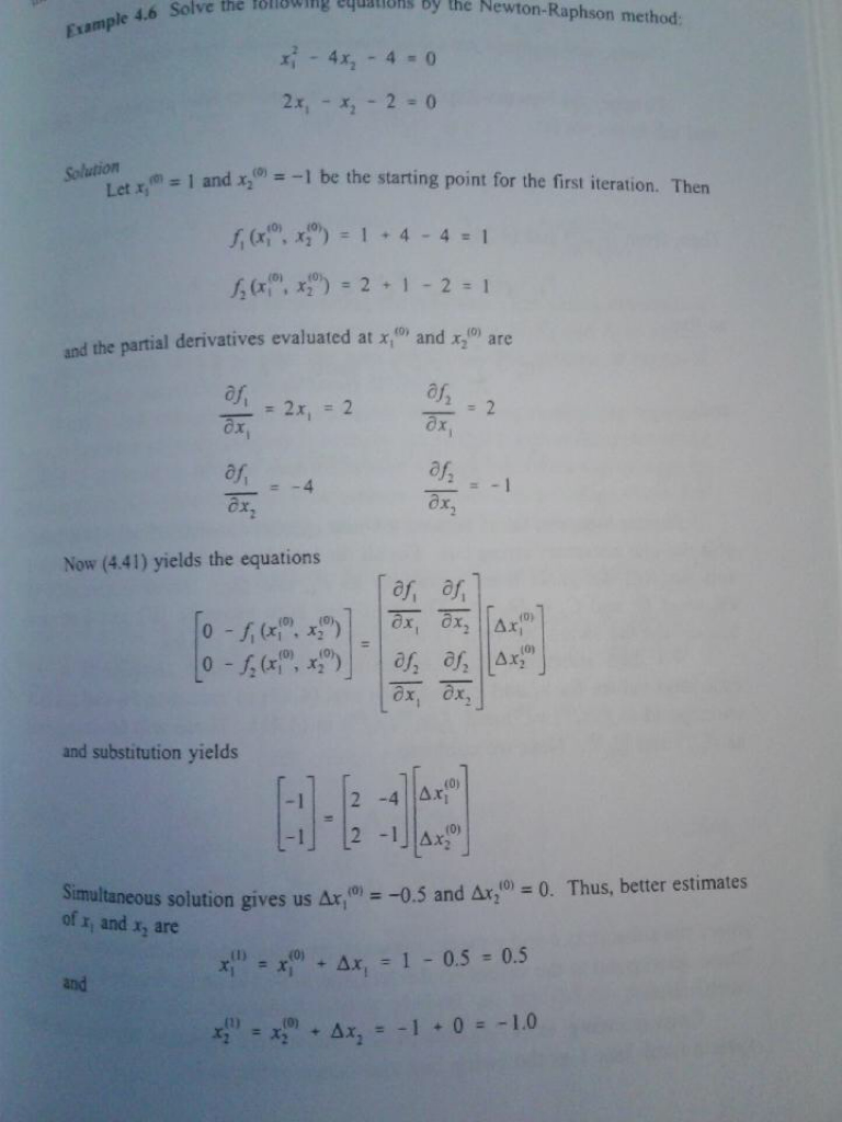Solved Beform the second and third iterations for Example | Chegg.com
