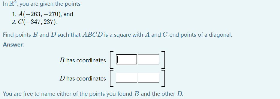 Solved Find two nonparallel vectors y and z which are | Chegg.com