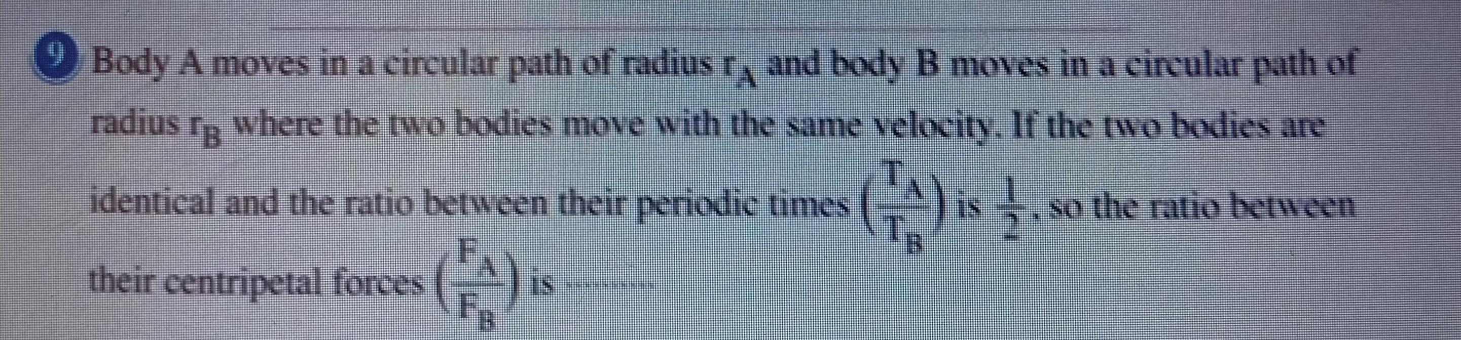 Solved Body A moves in a circular path of radius r, and body | Chegg.com
