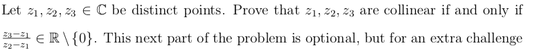 Solved Let z1,z2,z3∈C be distinct points. Prove that | Chegg.com