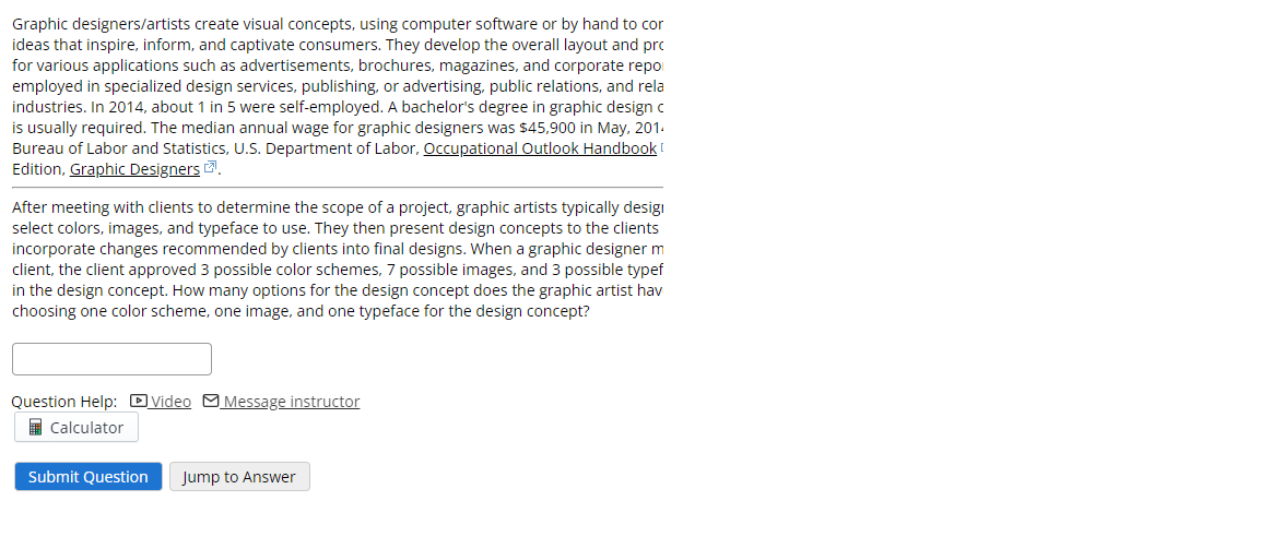Solved Graphic designers/artists create visual concepts, | Chegg.com