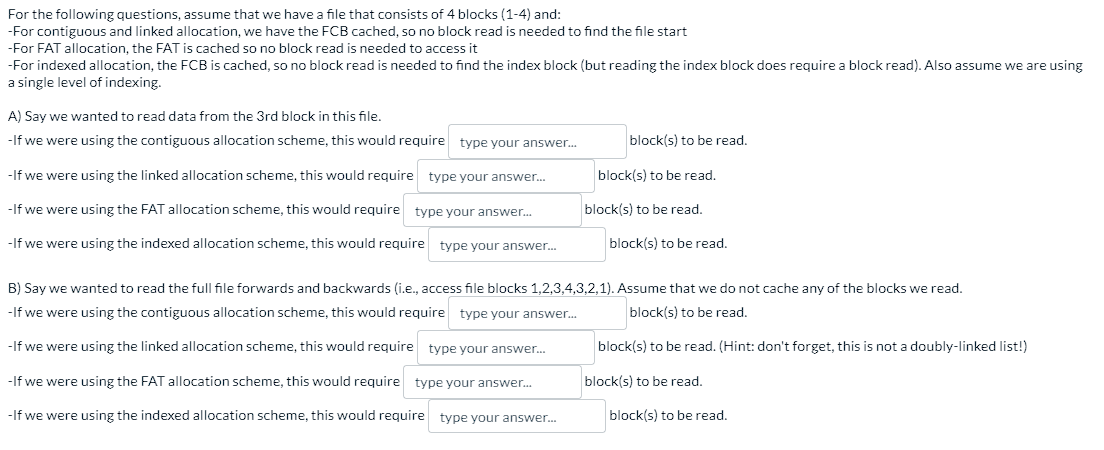 Solved For the following questions, assume that we have a | Chegg.com