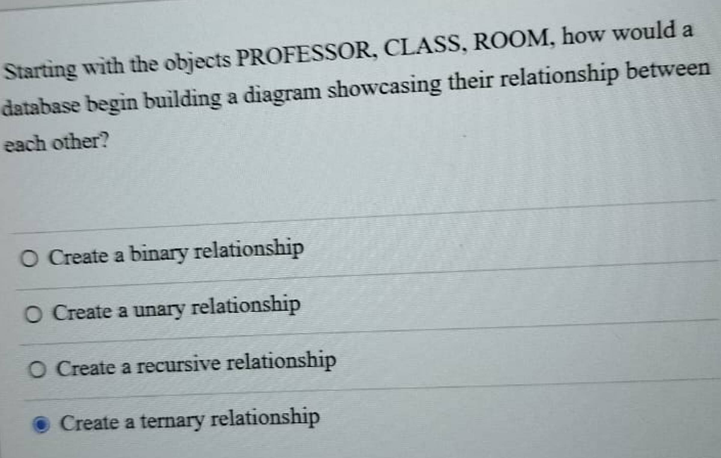 Solved Starting with the objects PROFESSOR, CLASS, ROOM, how | Chegg.com