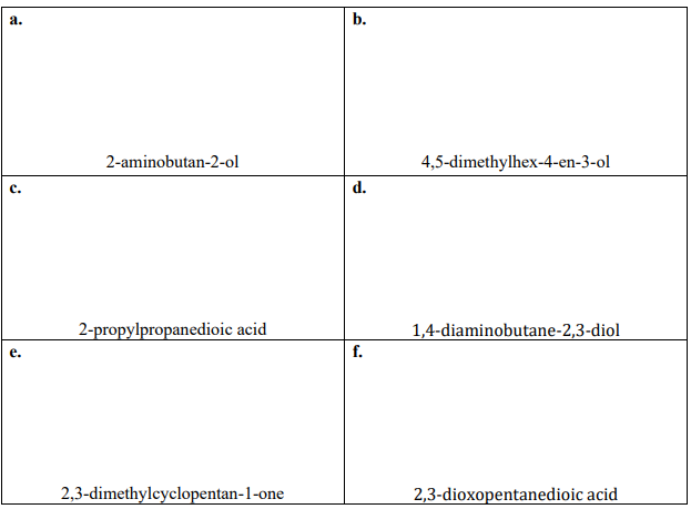 Solved Please draw correct structures of given molecules | Chegg.com