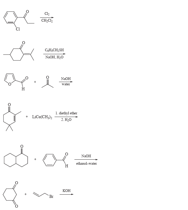 Solved Cl2 CHCl2 d CH:CH SH NaOH, HO NaOH water H & & + | Chegg.com