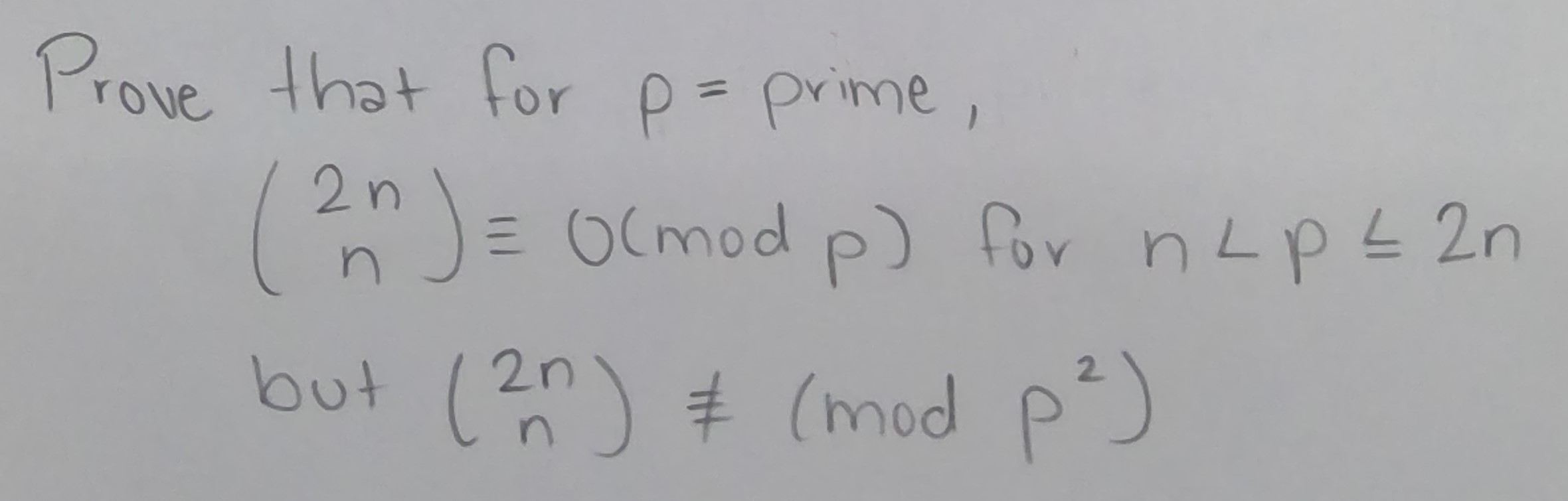 Solved 2n Prove That For P Prime 20 O Mod P For Nlp Chegg
