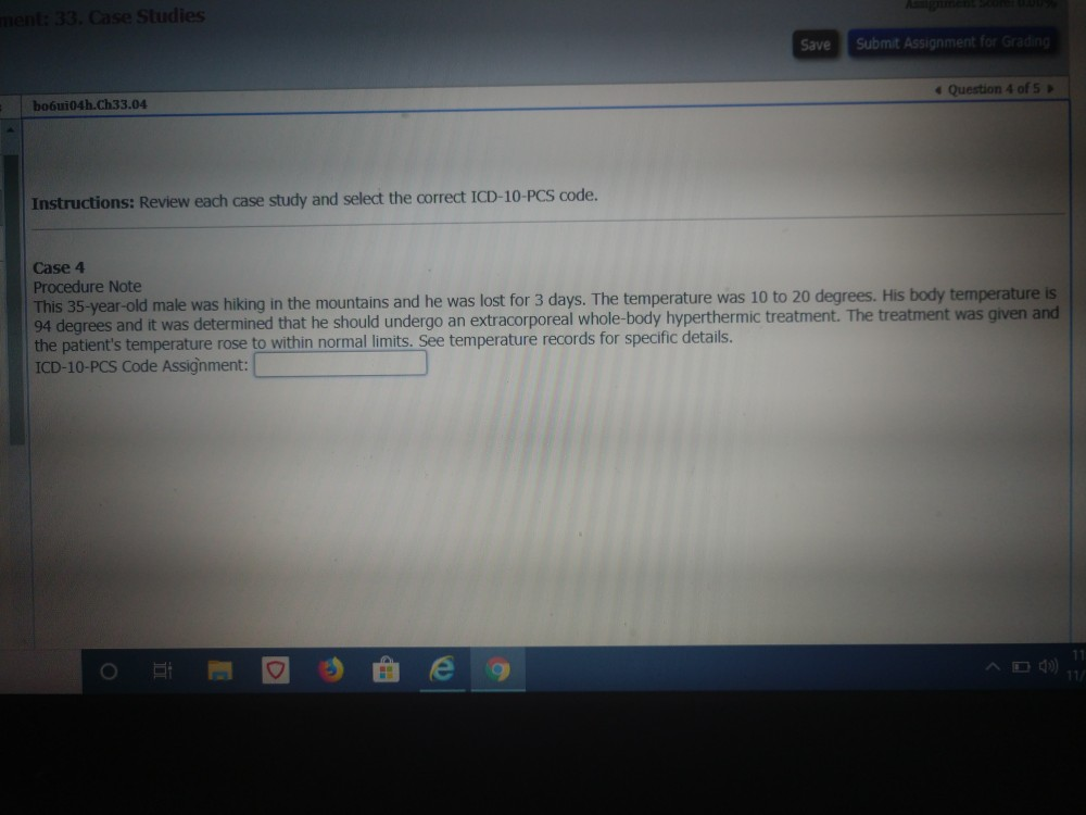 Solved ent: 33. Case Studies Save Submit Assignment for | Chegg.com