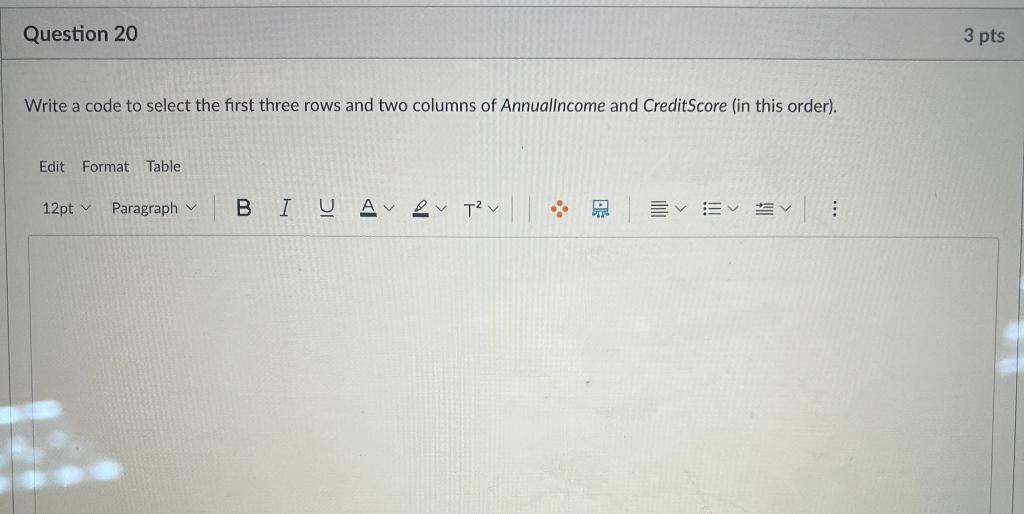 Solved The following data is saved in a CSV file. The data | Chegg.com