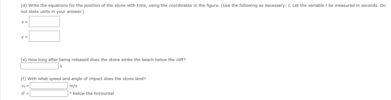 Solved (a) What are the coordinates of the initial position | Chegg.com
