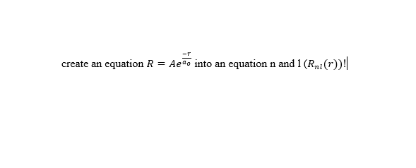 Solved create an equation R = Aeão into an equation n and 1 | Chegg.com