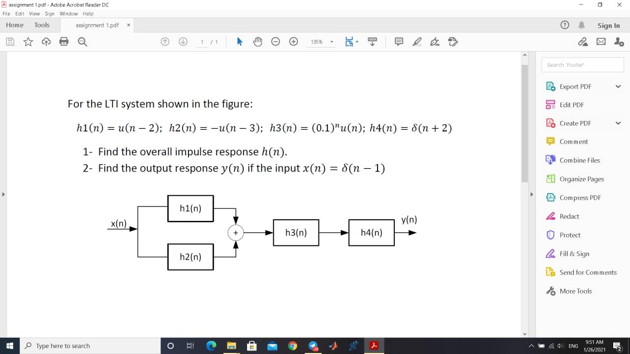 Solved х assignment 1.pdf - Adobe Acrobat Reader DC File | Chegg.com
