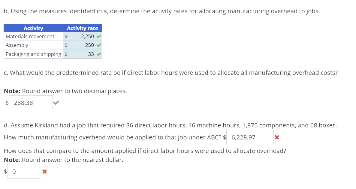 Solved Activity-Based Costing Using Excel (Predictive | Chegg.com