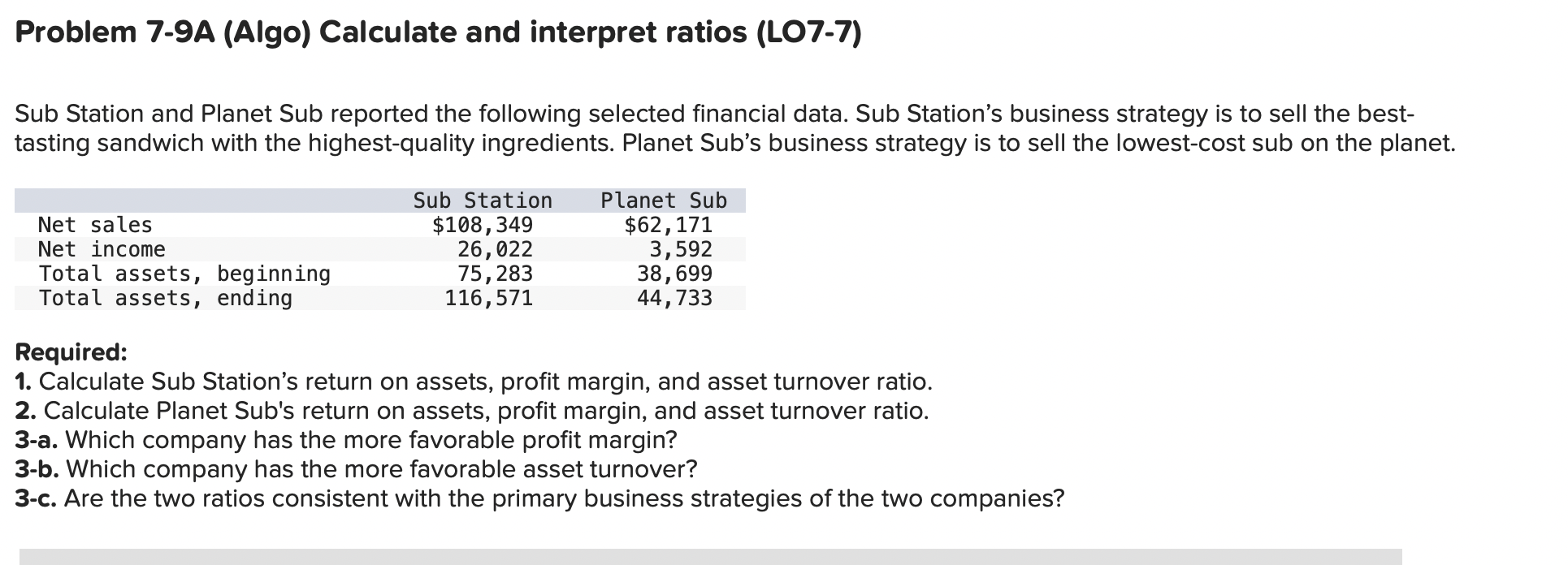 Solved Required information Exercise 7-17 (Algo) Record the | Chegg.com