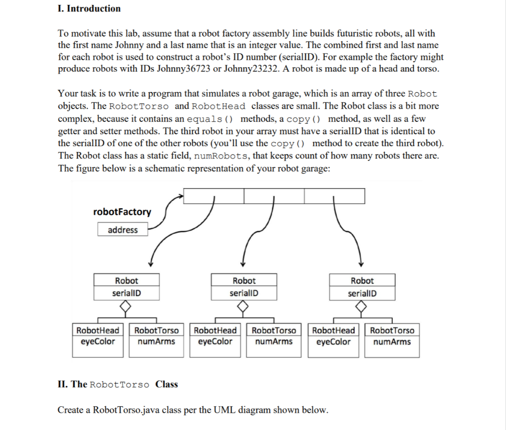 Solved I. Introduction To motivate this lab, assume that a | Chegg.com