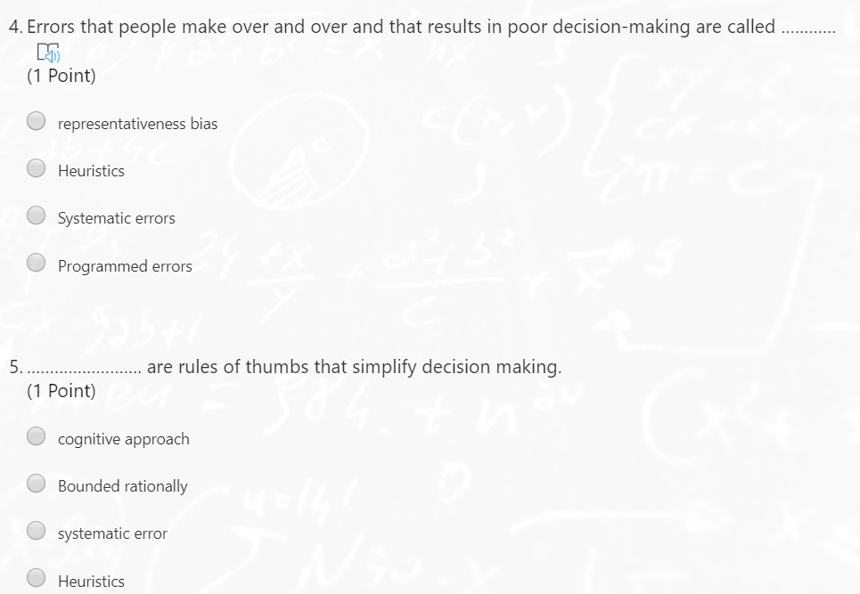 Solved 4. Errors that people make over and over and that | Chegg.com