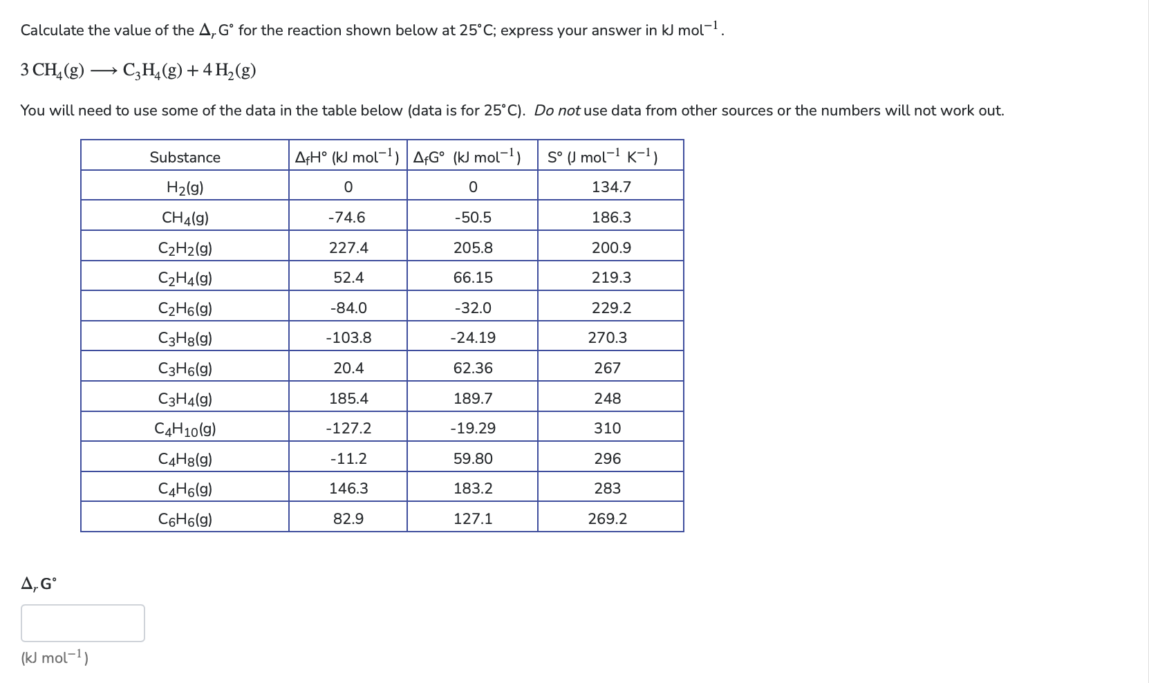 [Solved]: Calculate the value of the rG for the reaction s