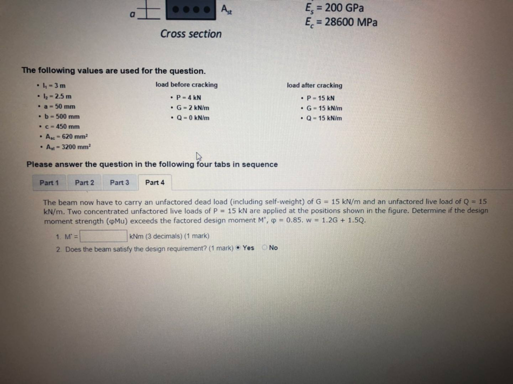 Solved The point loads are placed at the fixed positions | Chegg.com