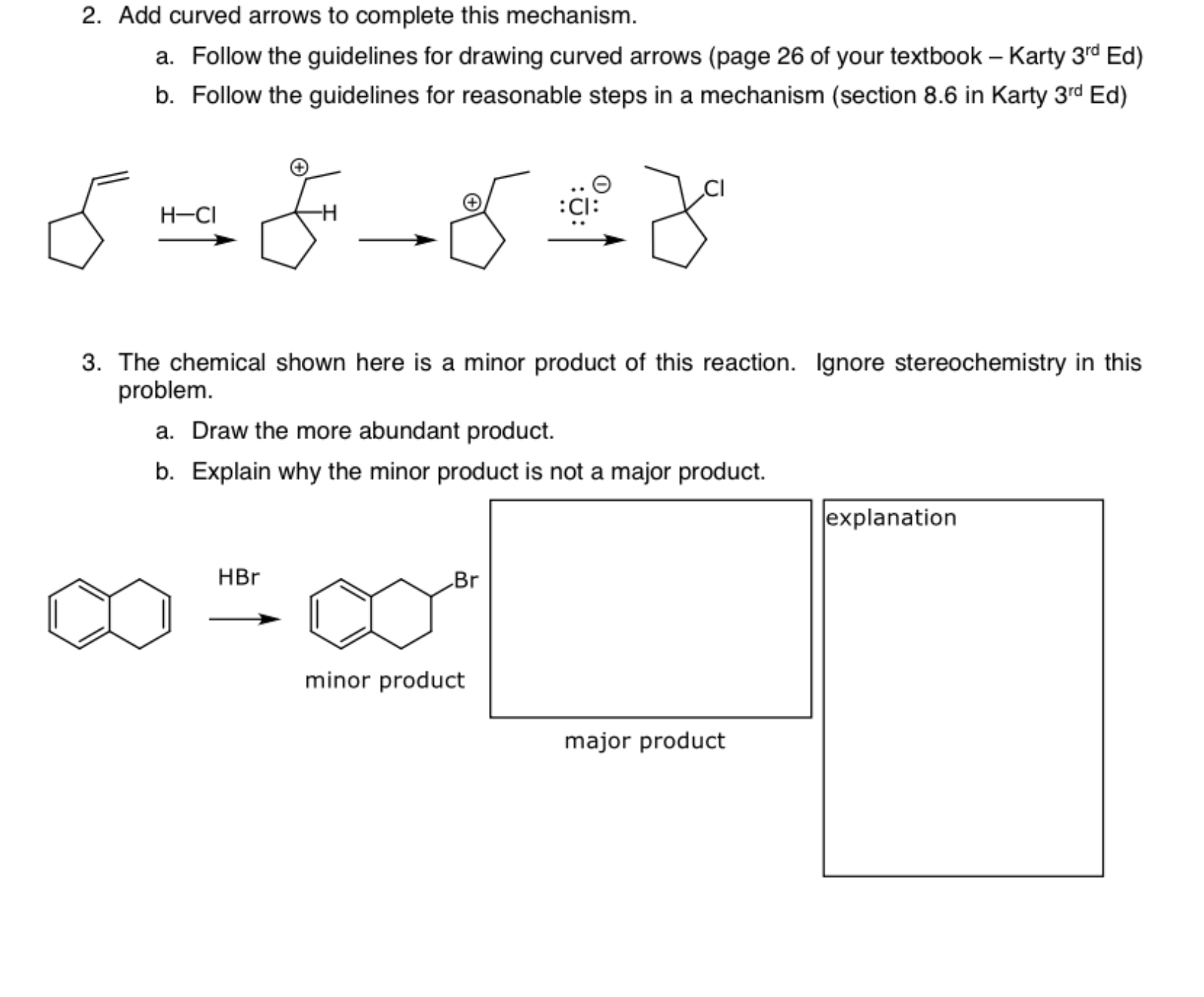 Solved Add curved arrows to complete this mechanism.a. | Chegg.com