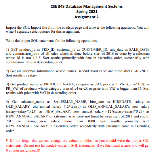 Solved Import file: DROP DATABASE IF EXISTS store; CREATE | Chegg.com