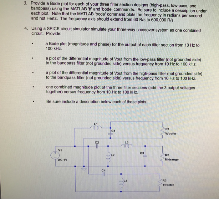 Solved The Task 1. Using nodal analysis, find the transfer | Chegg.com