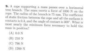 Solved 1. A 100 kg block rests on an incline. The | Chegg.com