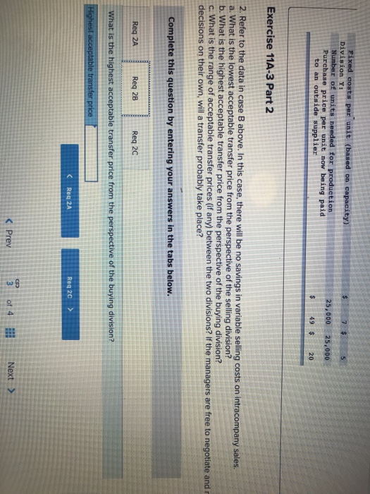 Solved omework Help Required information Exercise 11A-3 | Chegg.com