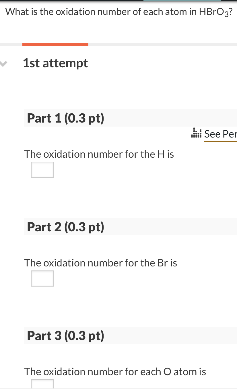 High Quality SOLUTION What is the oxidation number of each atom in | Chegg.com