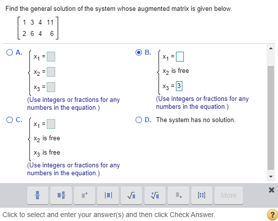 Solved Find the general solution of the system whose | Chegg.com
