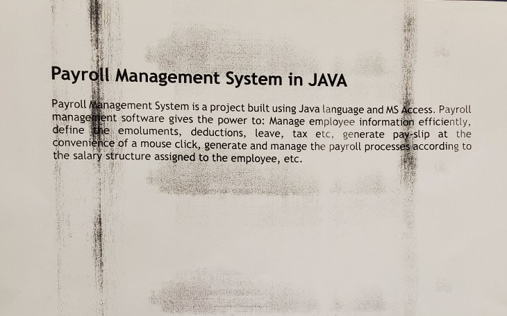 Solved this is a java project payroll is for the employees | Chegg.com