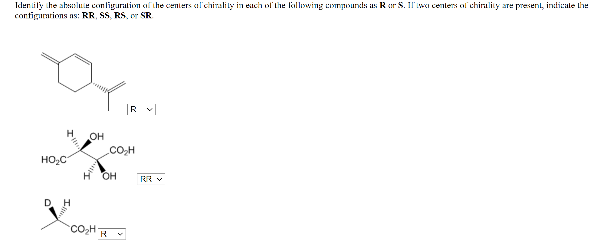 Solved Identify the absolute configuration of the centers of | Chegg.com