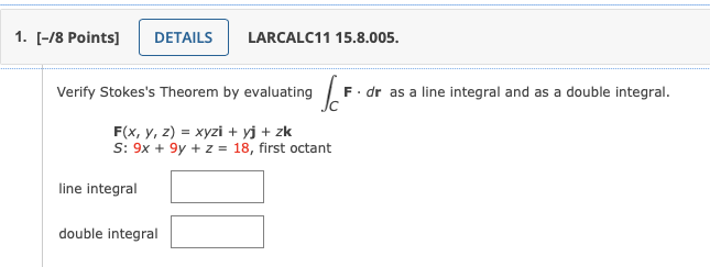 Solved Verify Stokes's Theorem by evaluating ∫CF⋅dr as a | Chegg.com