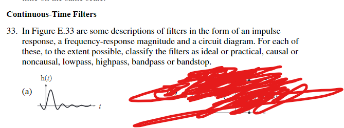 Solved Continuous-Time Filters 33. In Figure E.33 are some | Chegg.com