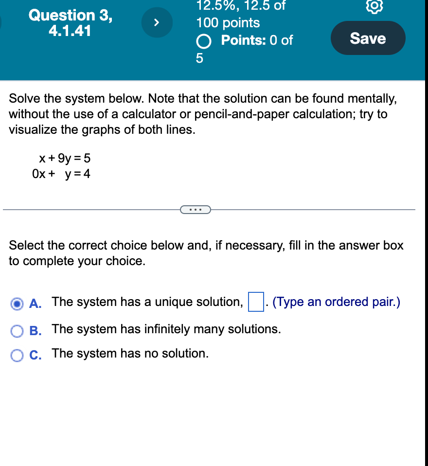Solved Solve the system below. Note that the solution can be | Chegg.com