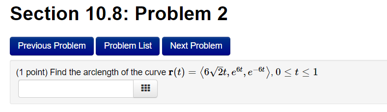 Solved Section 10.8: Problem 2 Previous Problem Problem List | Chegg.com