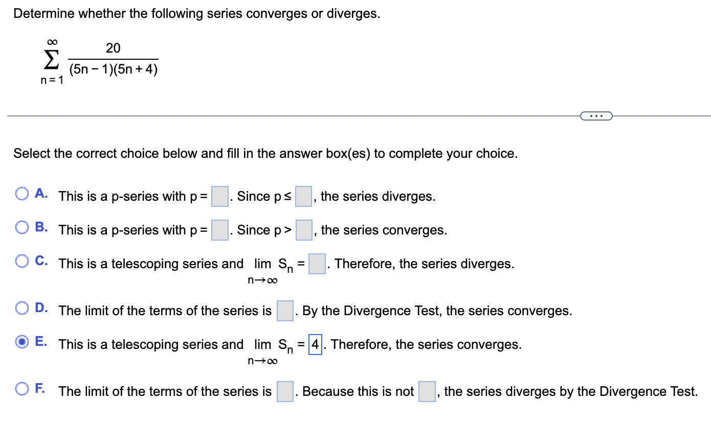 Solved Determine whether the following series converges or | Chegg.com