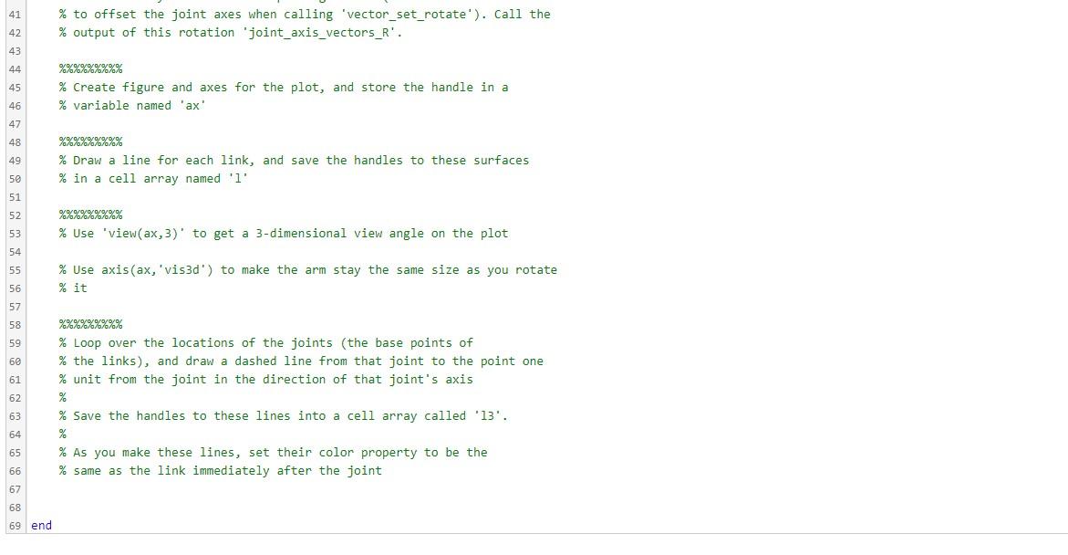 Solved Make a plot of a 3D a 3-link arm, with each link | Chegg.com