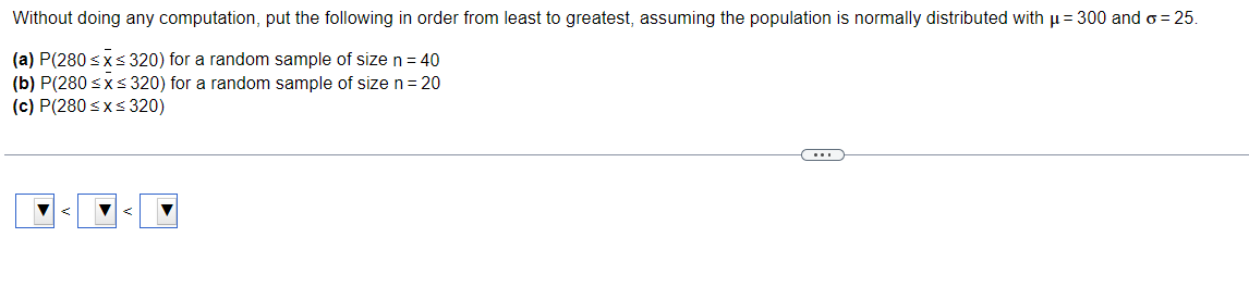 Solved Without doing any computation, put the following in | Chegg.com