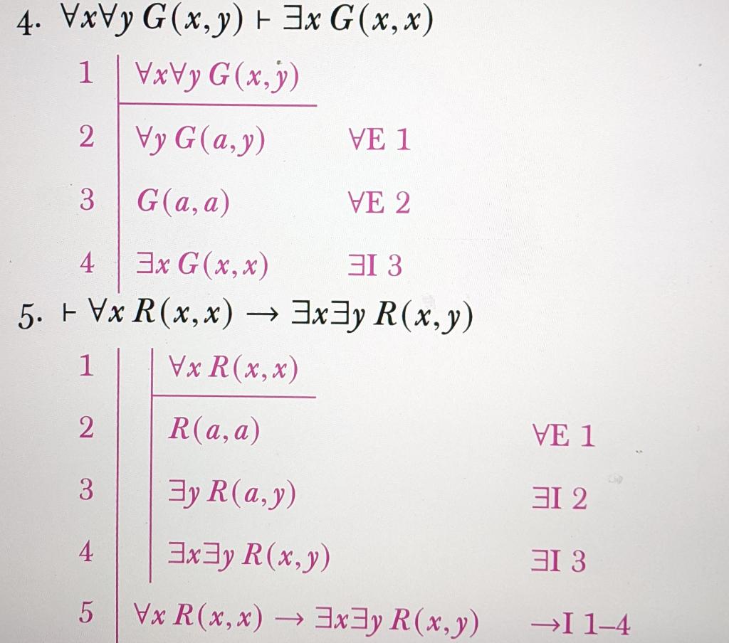 Solved ABOVE is an example of TFL arguments with proofs, | Chegg.com