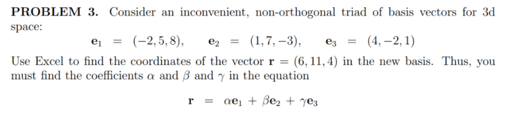 Orthogonal Vectors 3d