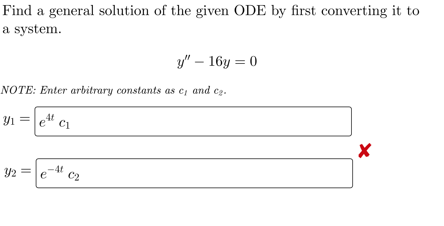 Solved Find a general solution of the given ODE by first | Chegg.com