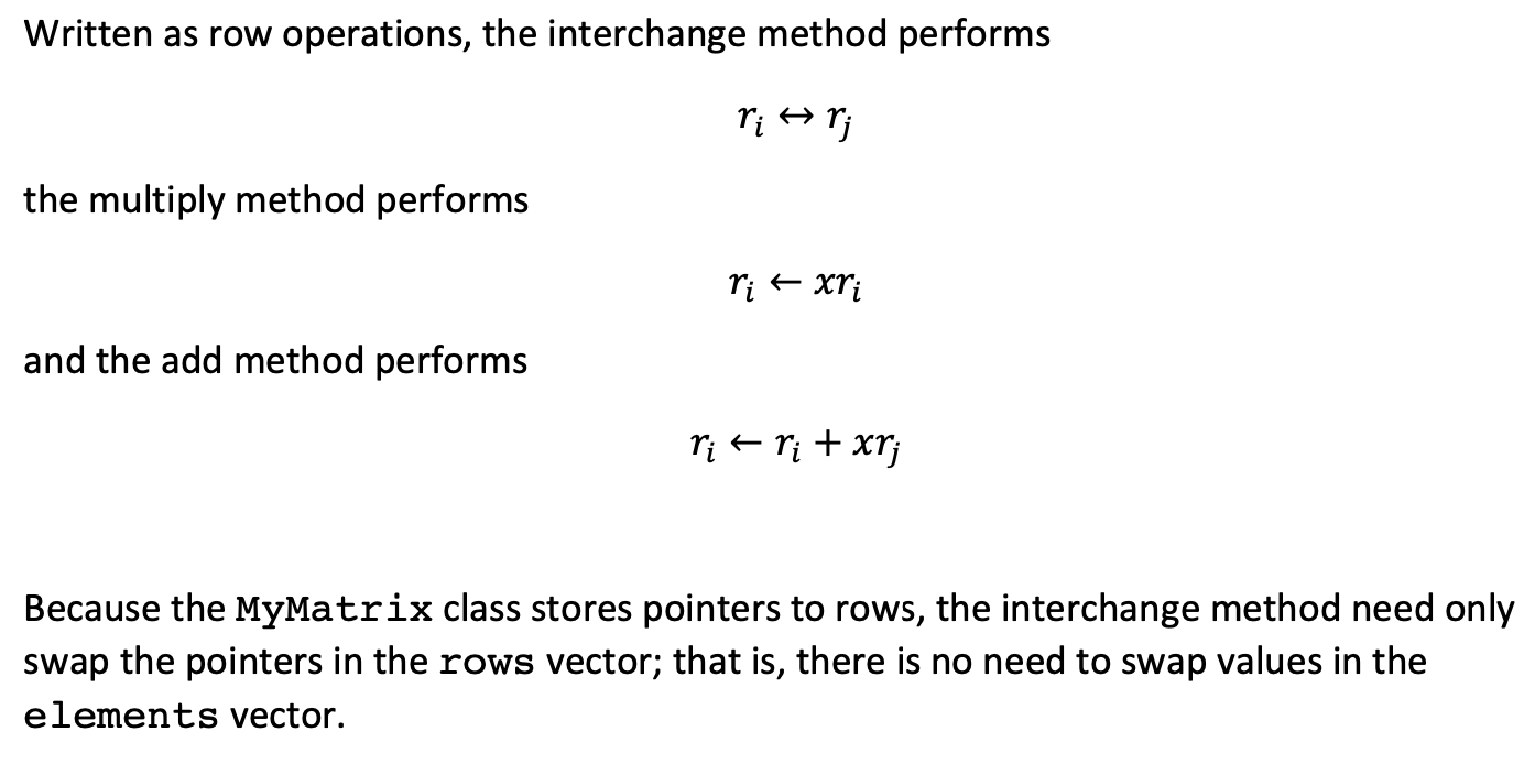 Aim: To implement a C++ class that will support the | Chegg.com
