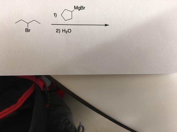 Solved Br MgBr 2) H20 | Chegg.com