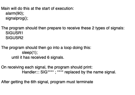 Solved Main will do this at the start of execution: | Chegg.com