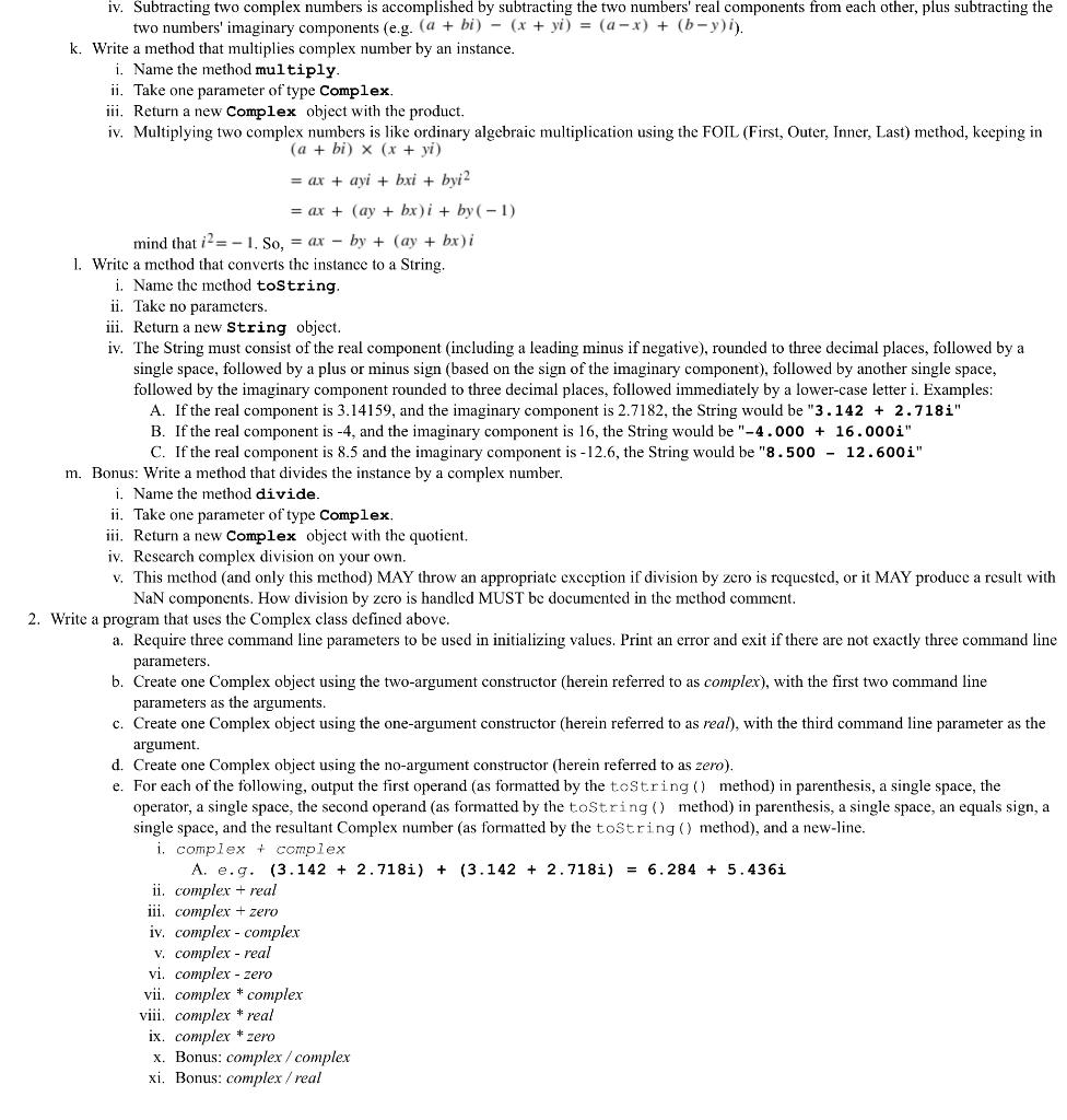 Solved For each of the following, submit all relevant (java) | Chegg.com