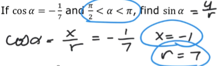 Solved If cos a = -1 and 뜰 | Chegg.com